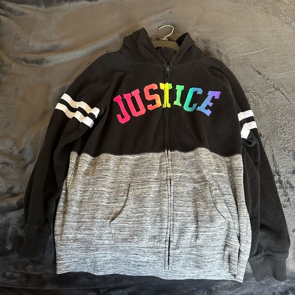 Justice | Jackets & Coats | Justice Rainbow Full Zip | Poshmark